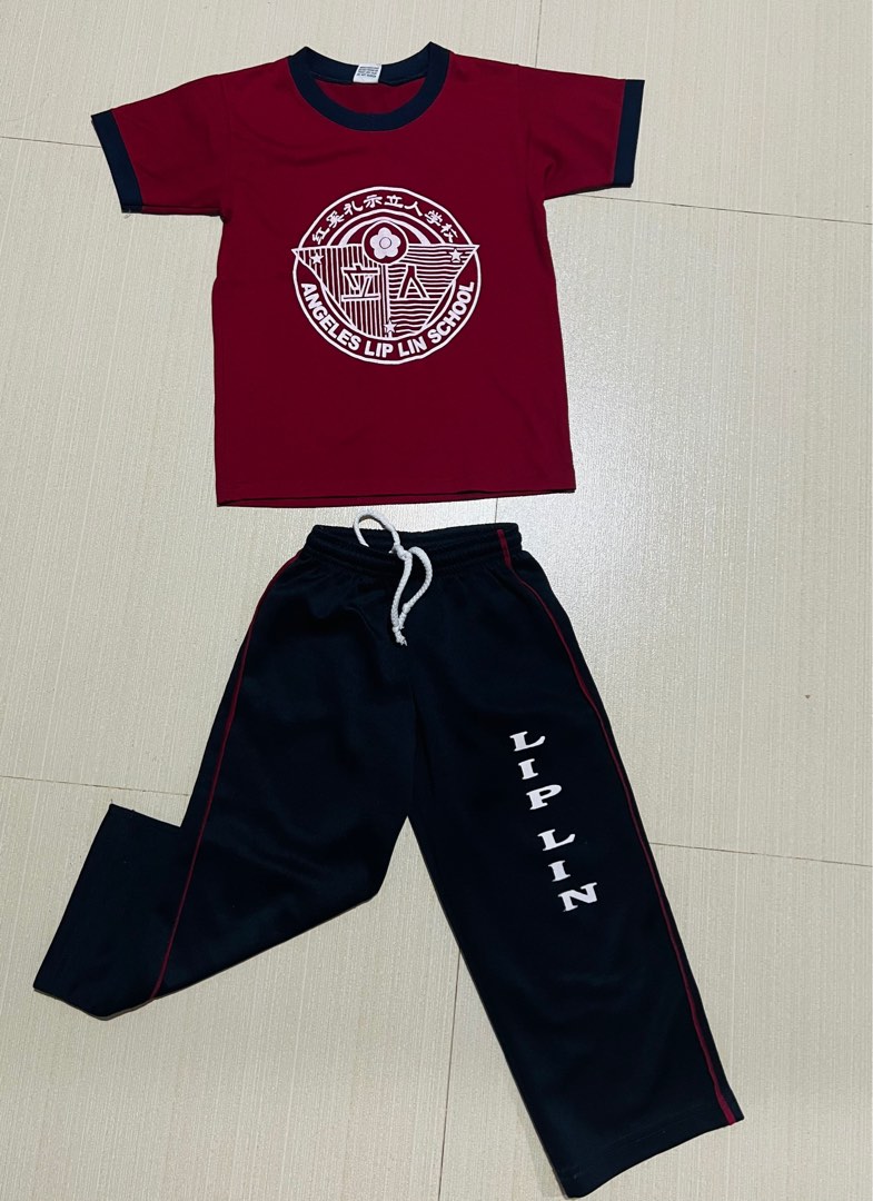 P.E uniform Angeles Lip lin School, Babies & Kids, Babies & Kids ...