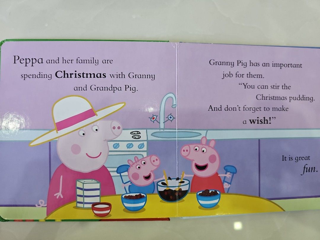 Peppa's Christmas Wish, Hobbies & Toys, Books & Magazines, Children's ...