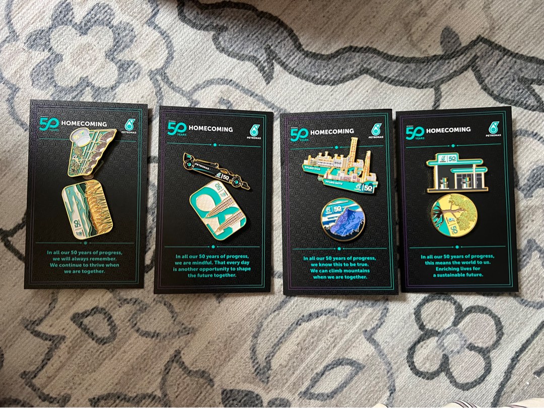 Petronas 50th Anniversary Pin, Hobbies & Toys, Collectibles ...