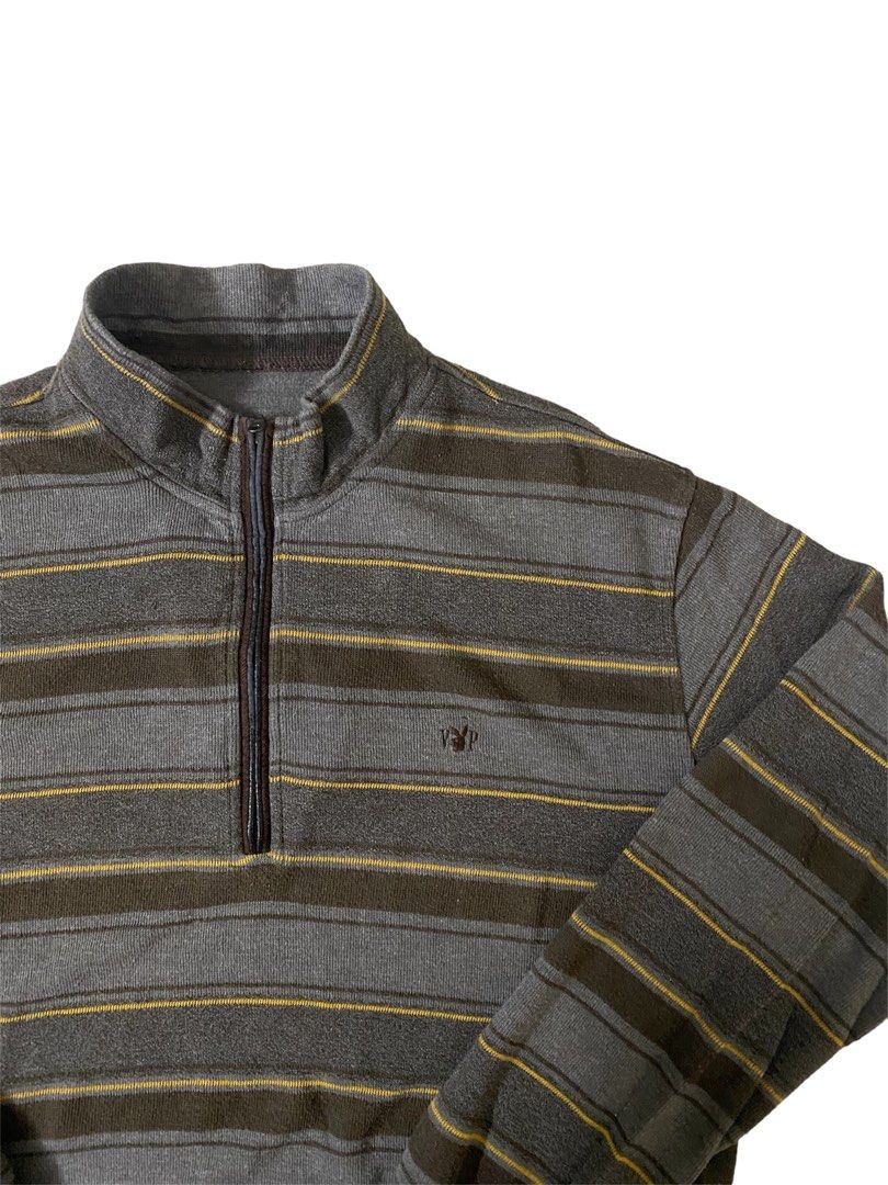 Playboy Halfzipper, Men's Fashion, Tops & Sets, Tshirts & Polo Shirts on Carousell