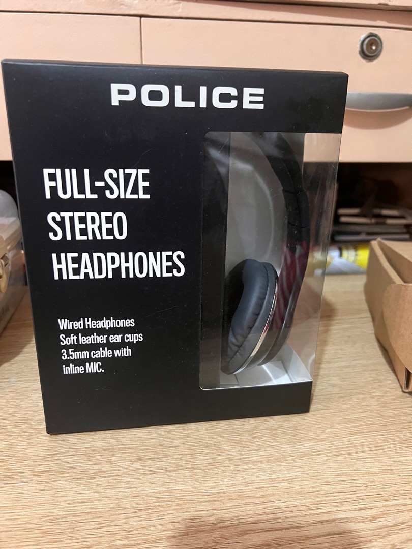 POLICE HEADSET, Audio, Headphones & Headsets on Carousell