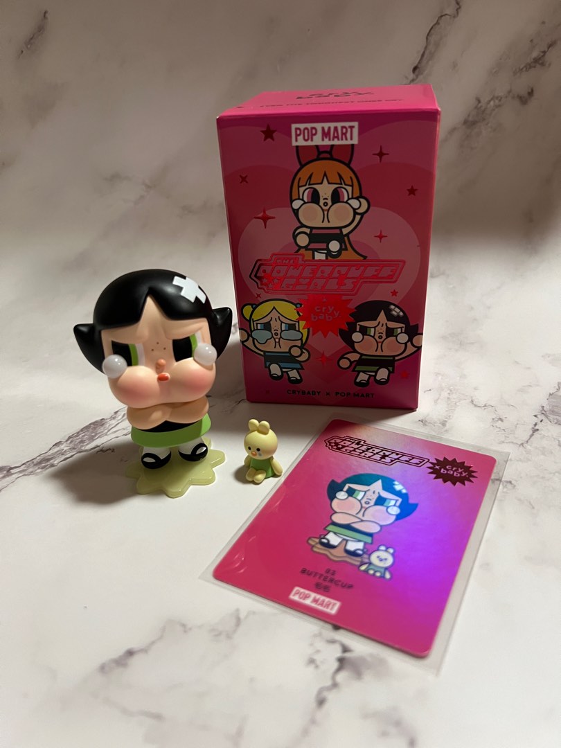 Popmart Crybaby x Powerpuff Girls - Buttercup, Hobbies & Toys, Toys ...