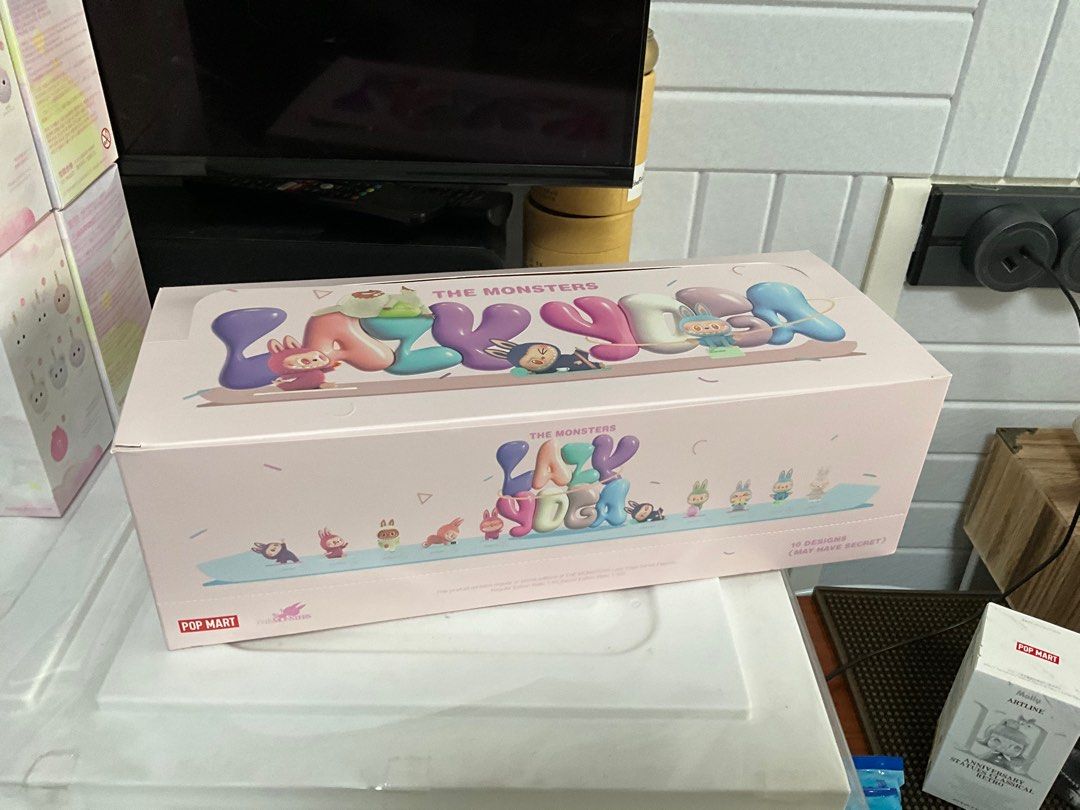 Popmart Labubu lazy Yoga box set, Hobbies & Toys, Toys & Games on Carousell