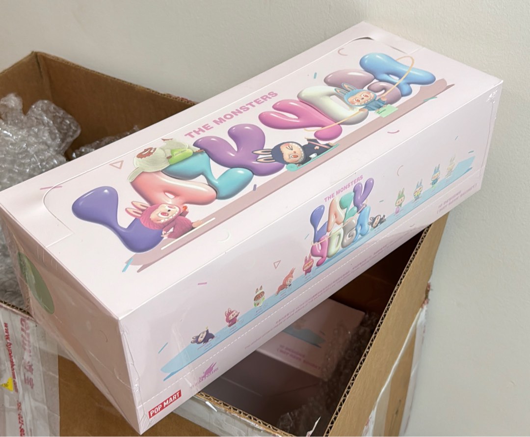 Popmart Labubu lazy Yoga box set, Hobbies & Toys, Toys & Games on Carousell