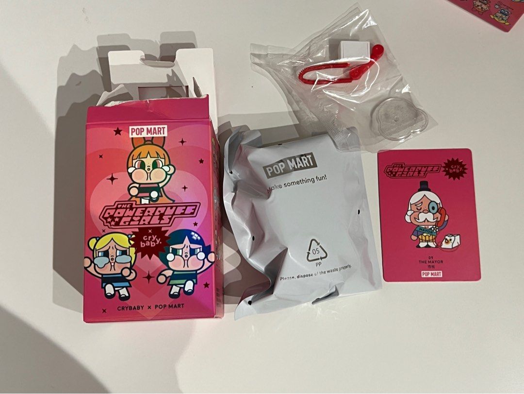 POPMART powerpuff girls x crybaby the mayor, Hobbies & Toys, Toys ...