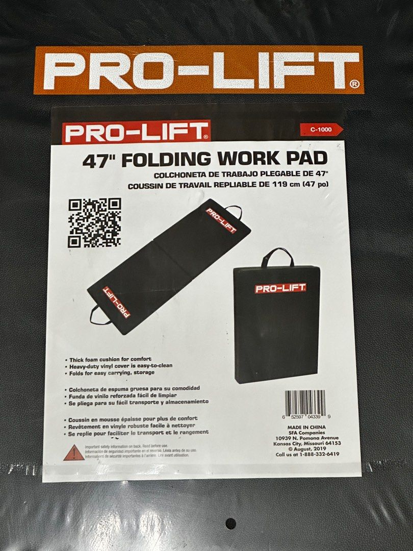 Pro-Lift 47 in. Folding Work Pad - C-1000 , Sports Equipment, Other ...