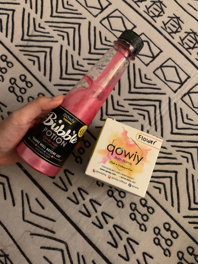 Qowiy bath bomb flower | Qowiy bubble potion, Beauty & Personal Care ...