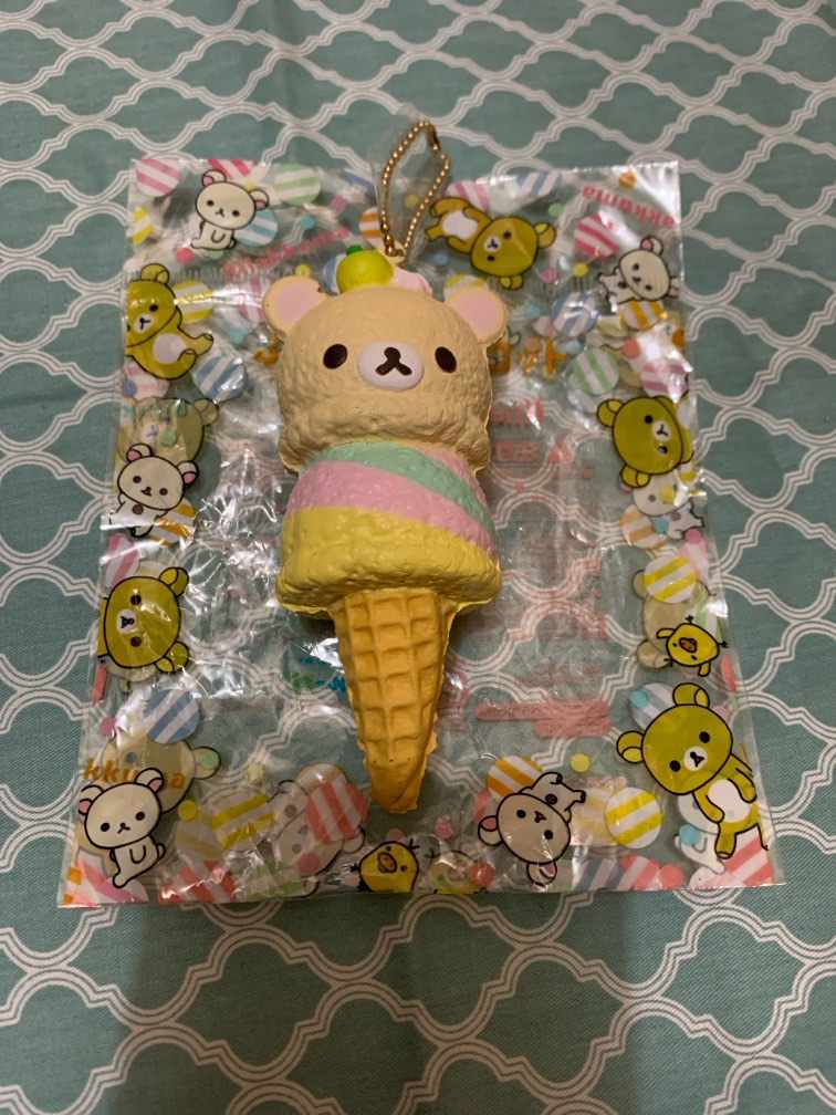 Rare Rilakkuma icecream squishy, Hobbies & Toys, Toys & Games on Carousell