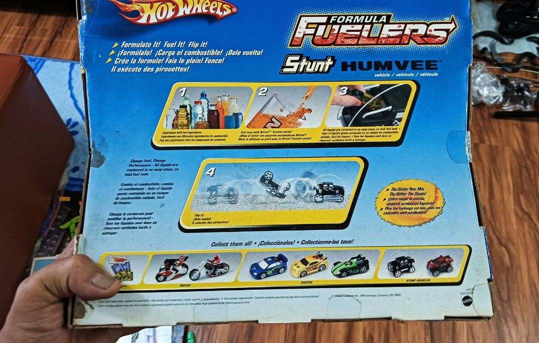 RARE VINTAGE HOTWHEELS HUMVEE FORMULA FUELERS RACER STUNTS (2004 ...