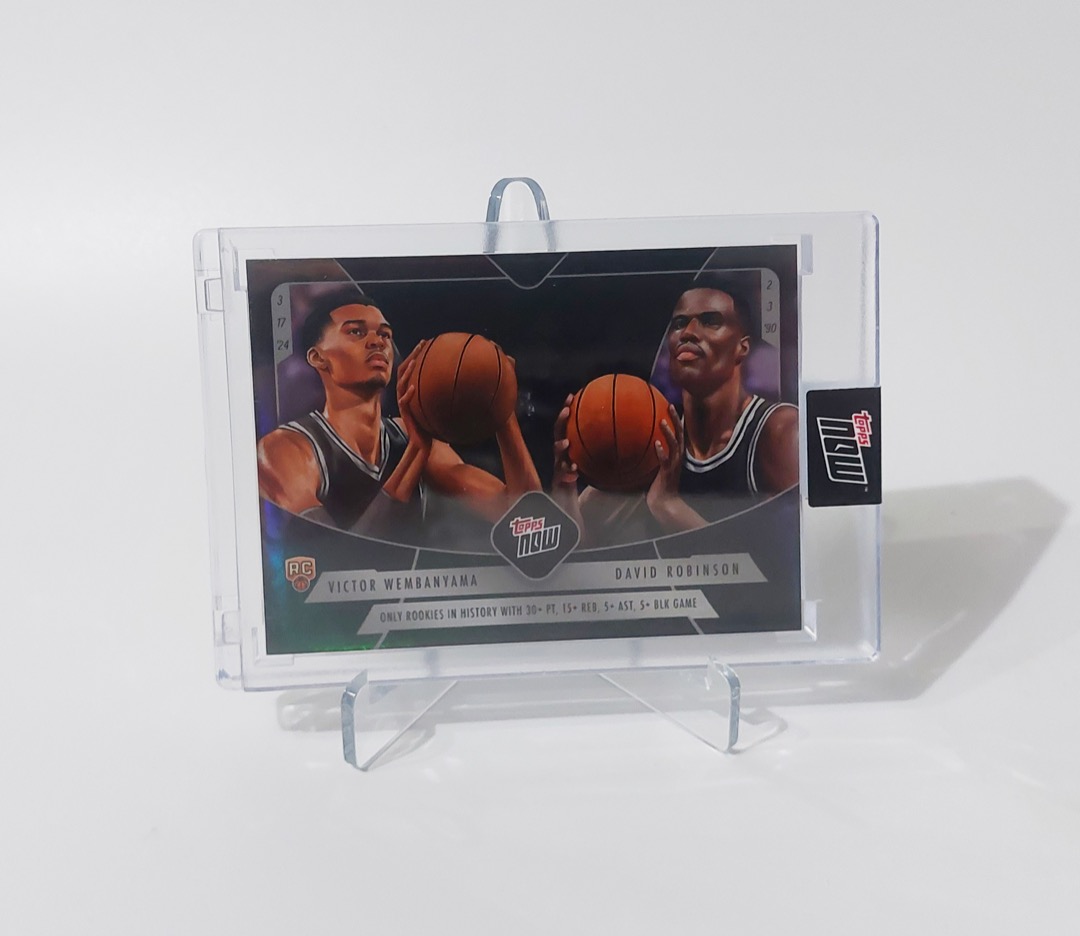 【RC】Victor Wembanyama 新秀 馬刺傳承 NBA basketball card RC Rookies Topps Now ...