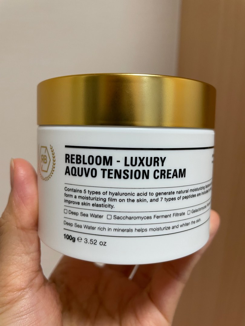 Rebloom Luxury Aquvo Tension Cream, 美容＆個人護理, 健康及美容 - 皮膚護理, 面部 - 面部護理 - Carousell