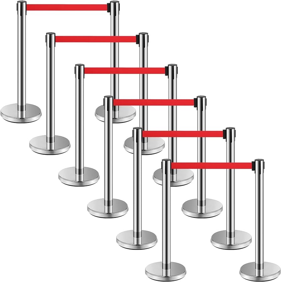 Retractable Belt Stanchion Post Pole Barrier, Everything Else, Looking ...