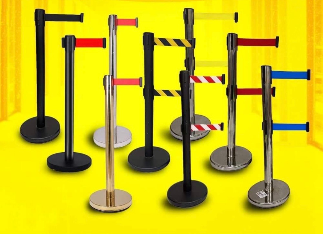 Retractable Belt Stanchion Post Pole Barrier, Everything Else, Looking ...
