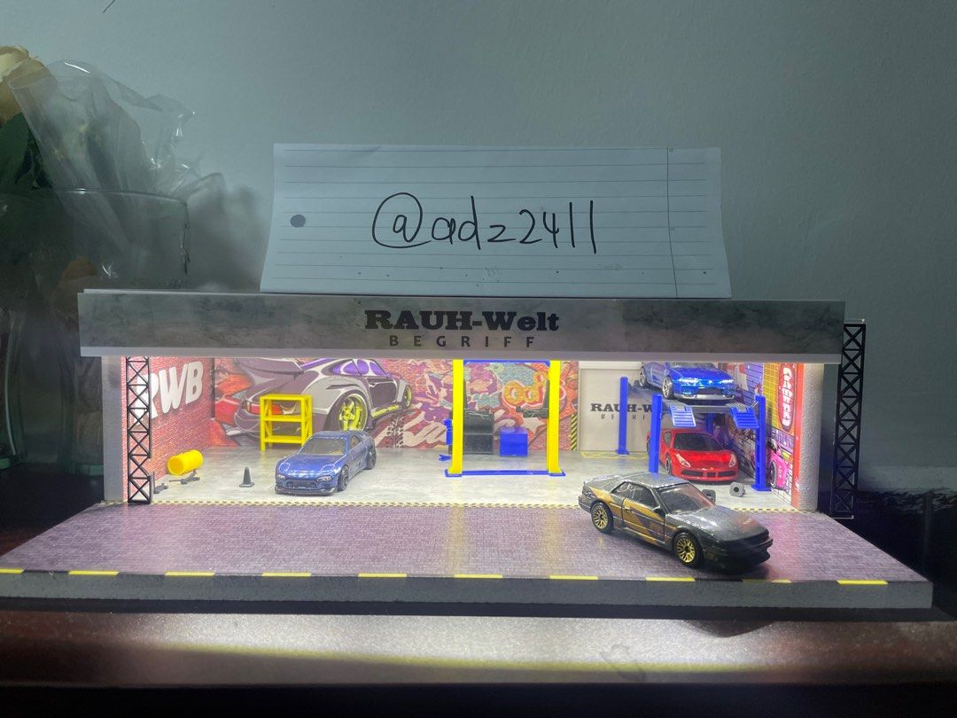 RWB hotwheels minigt diorama, Hobbies & Toys, Toys & Games on Carousell