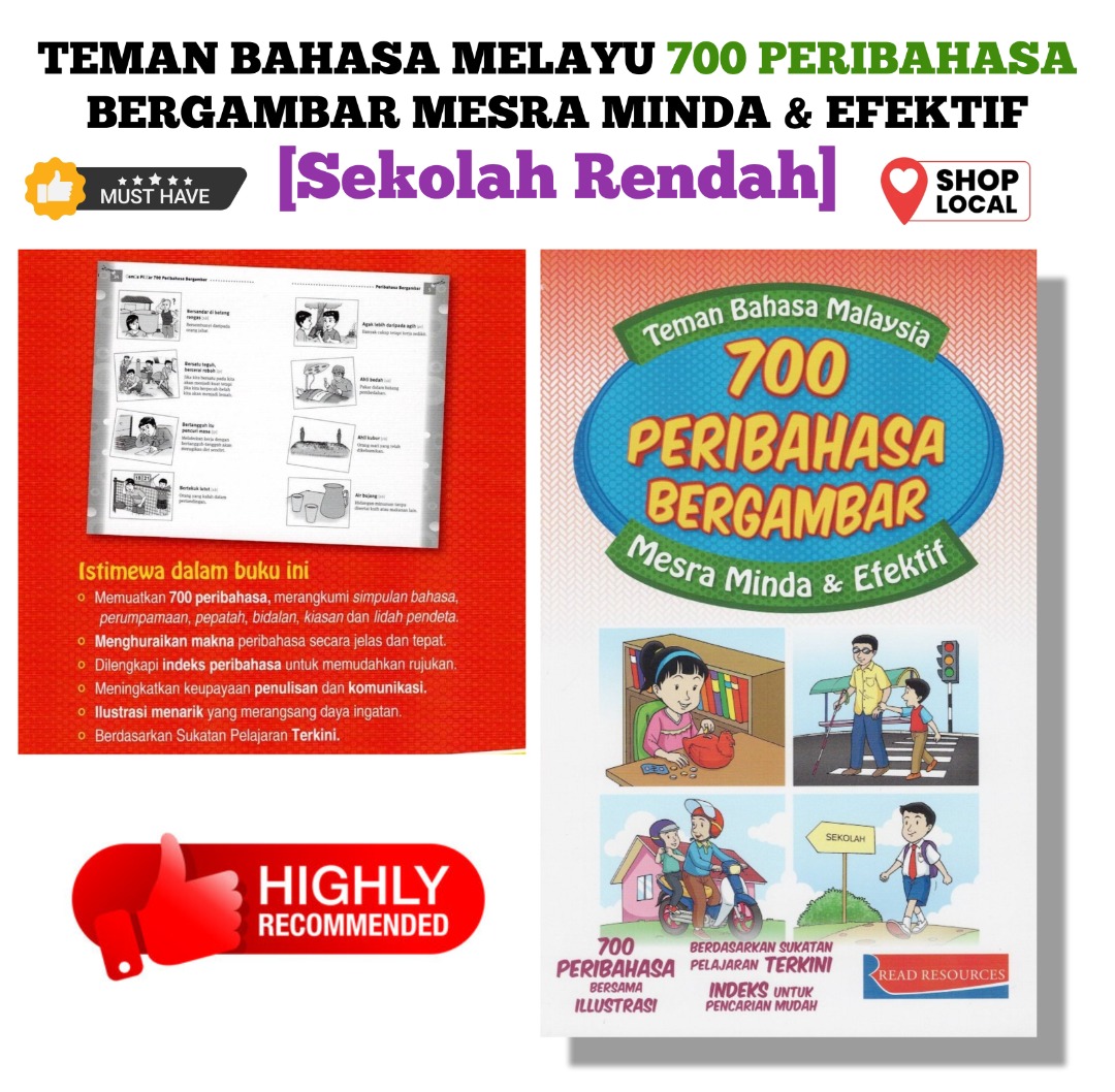 [Sekolah Rendah] TEMAN BAHASA MELAYU 700 PERIBAHASA BERGAMBAR MESRA ...