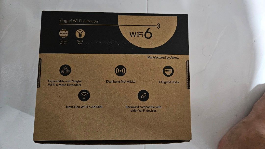 Singtel Wifi 6 AX5400 Router rt5703w, Computers & Tech, Parts ...