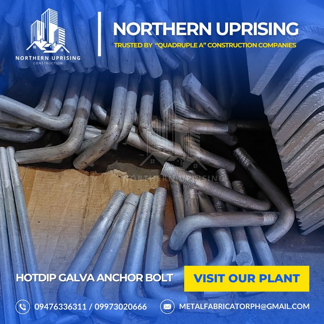Hotdip Anchor Bolt | Hook Bolt | Base Plate | Hi Tensile | Northern ...