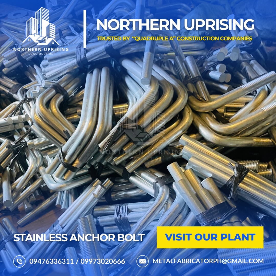 SS316 Anchor Bolt | Machine Bolt | Base Plate | Hi Tensile | Headed ...