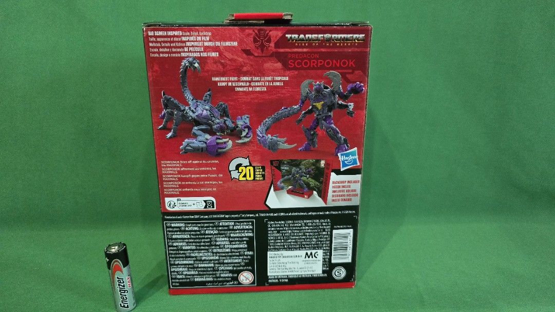 Studio Series Transformers Rise Of The Beast Predacon Scorponok SS107 ...