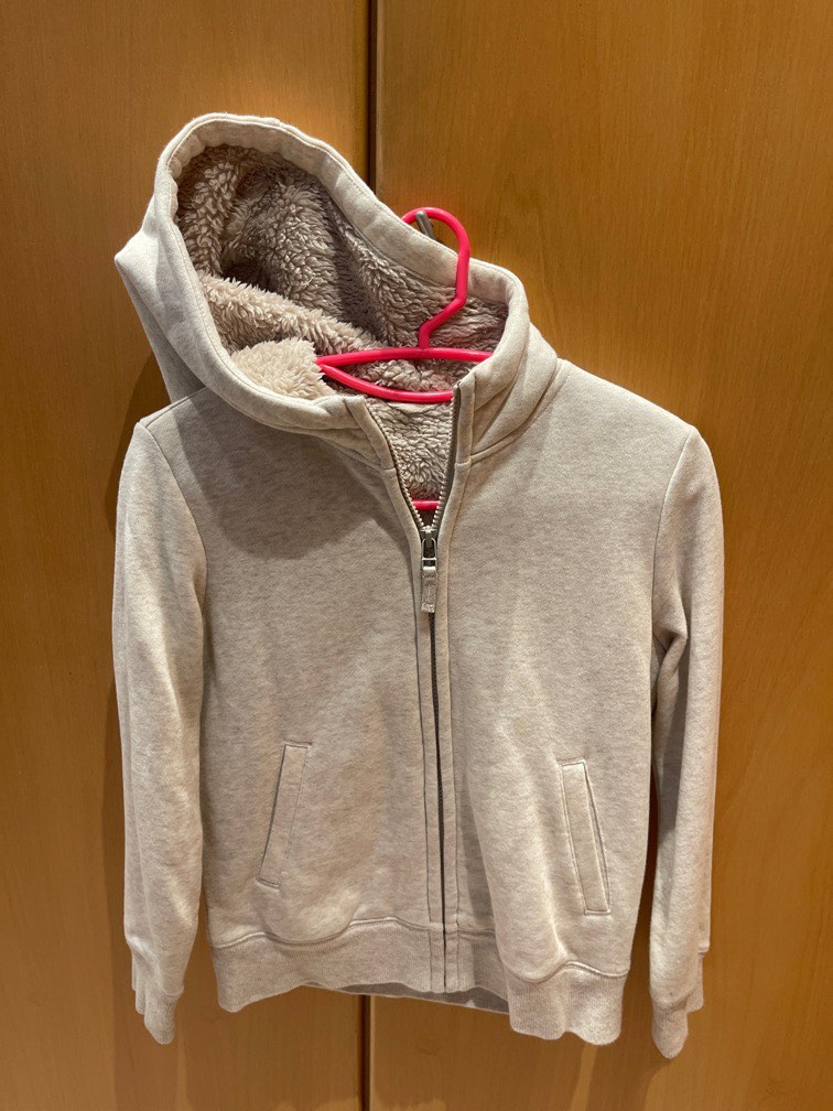 Uniqlo Winter Jacket with inner fleece lining 130cm, Babies & Kids ...