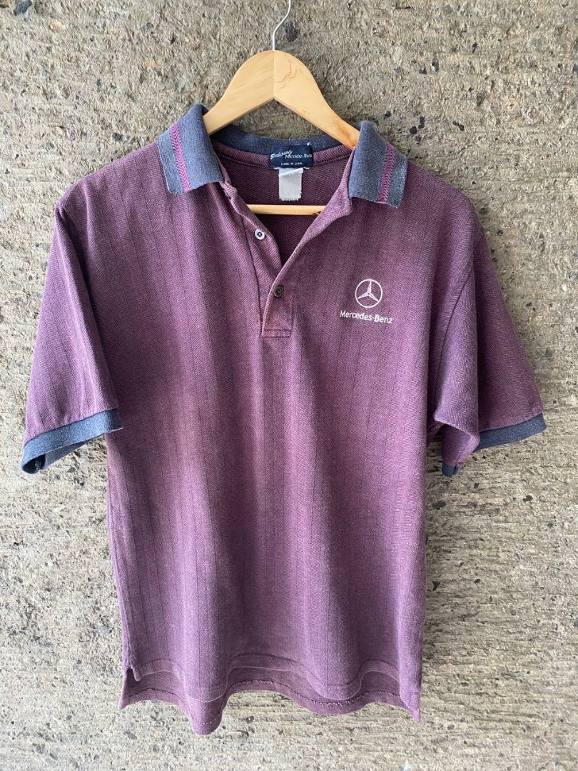 Vintage 90s Mercedes Benz Polo Shirt, Men's Fashion, Tops & Sets ...