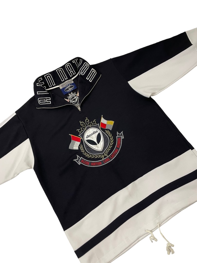 Vintage Alien Nation long sleeve baggy tee, Men's Fashion, Tops & Sets ...