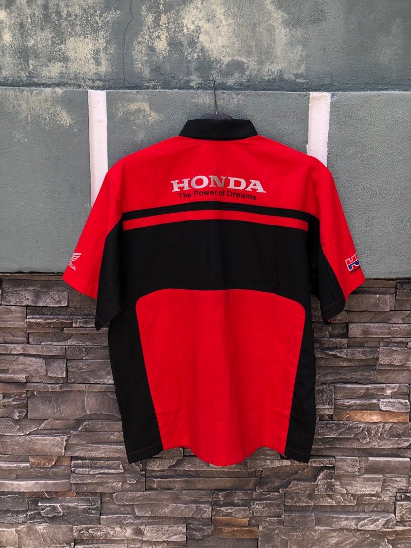 Vintage Honda Racing Kemeja HRC, Men's Fashion, Activewear on Carousell
