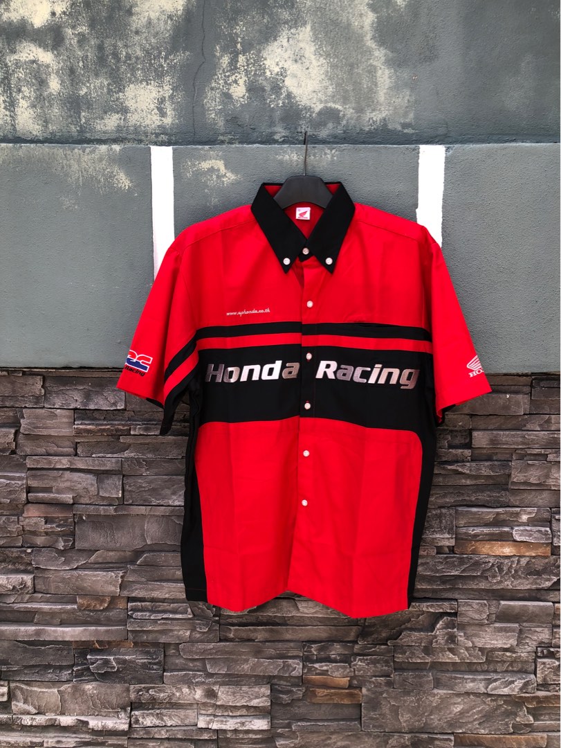 Vintage Honda Racing Kemeja HRC, Men's Fashion, Activewear on Carousell