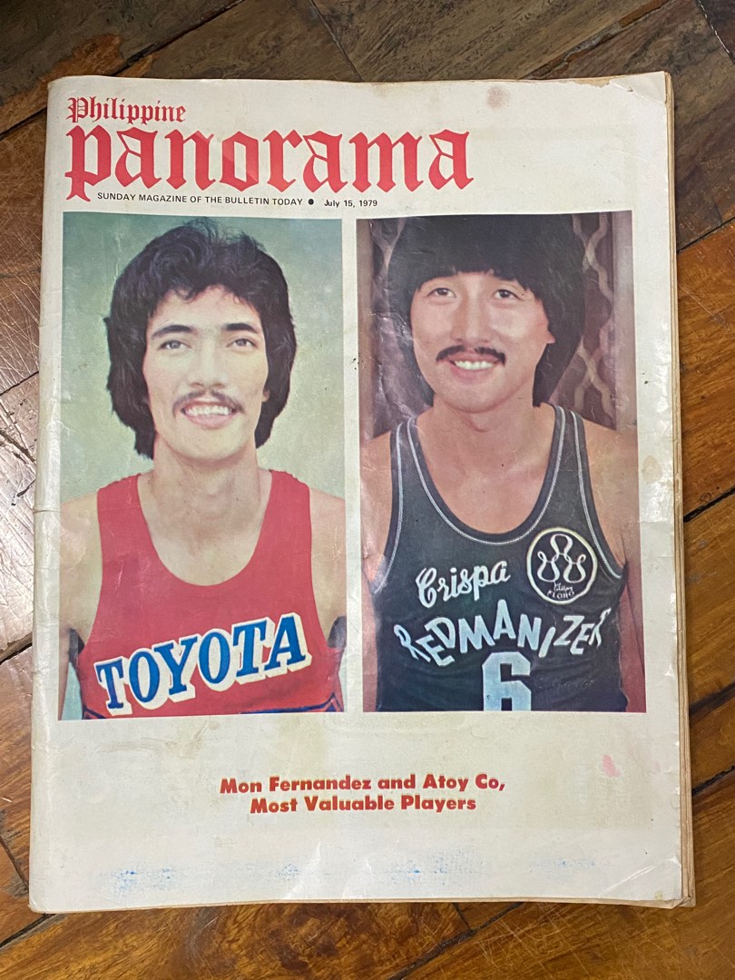 Vintage Philippine Panorama Magazine 1979 - Toyota Vs Crispa - Mon Fernandez and Atoy Co ...