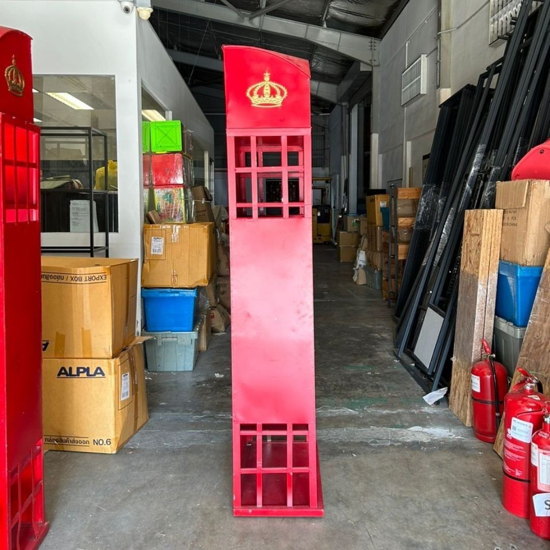 Vintage-Inspired Telephone Booth Display Rack, Furniture & Home Living ...