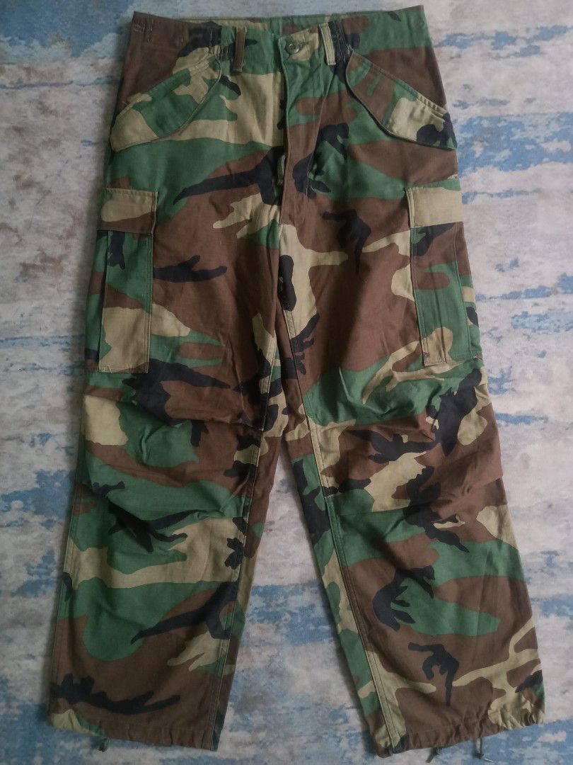 W33 US ARMY M-65 M-51 M-1965 M-1951 TROUSER M65 VINTAGE 80's CARGOPANTS ...