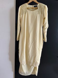 Wanzar: Embun Kurung in Light Blue, Women's Fashion, Muslimah Fashion ...