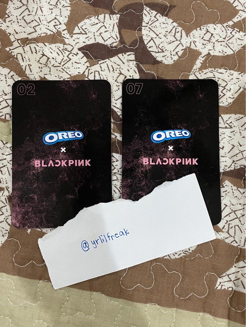 WTS Blackpink Jennie Oreo Limited Edition Photocard, Hobbies & Toys ...