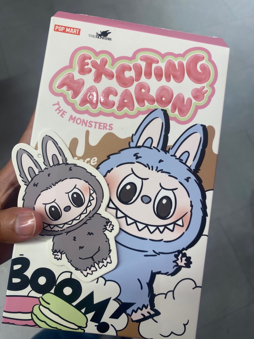 sesame bean labubu macaron pop mart, Babies & Kids, Infant Playtime on ...