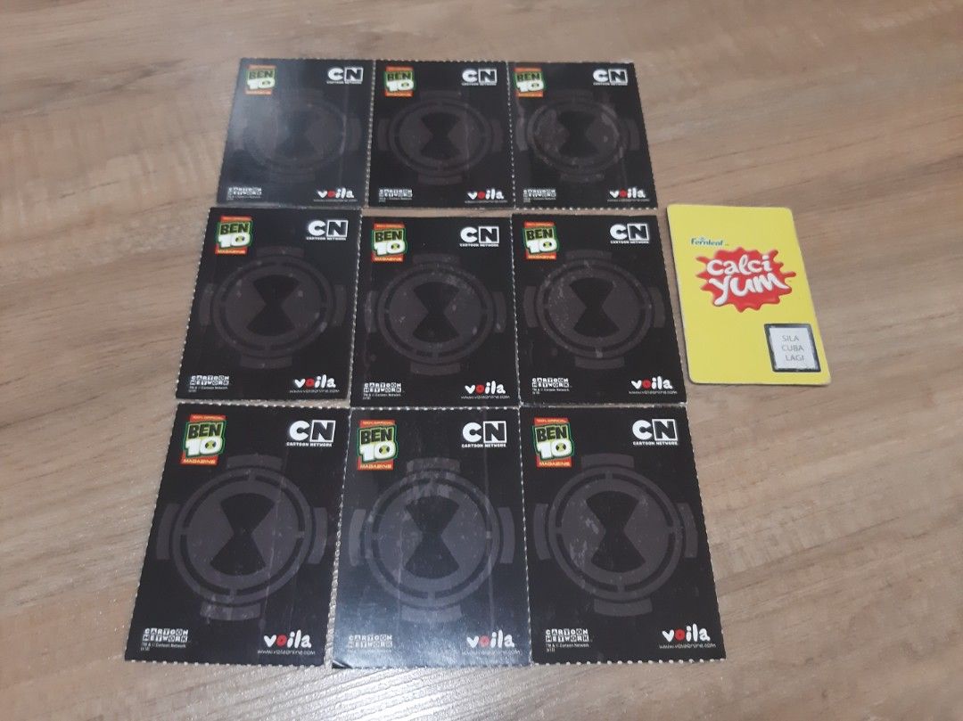 10 pcs Ben 10 Cards, Hobbies & Toys, Collectibles & Memorabilia, Fan ...