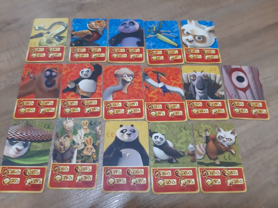16 pcs Nestle Kungfu Panda Card, Hobbies & Toys, Collectibles ...