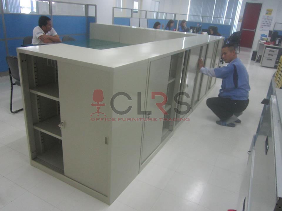 3 LAYER STEEL SLIDING CABINET, Furniture & Home Living, Office ...