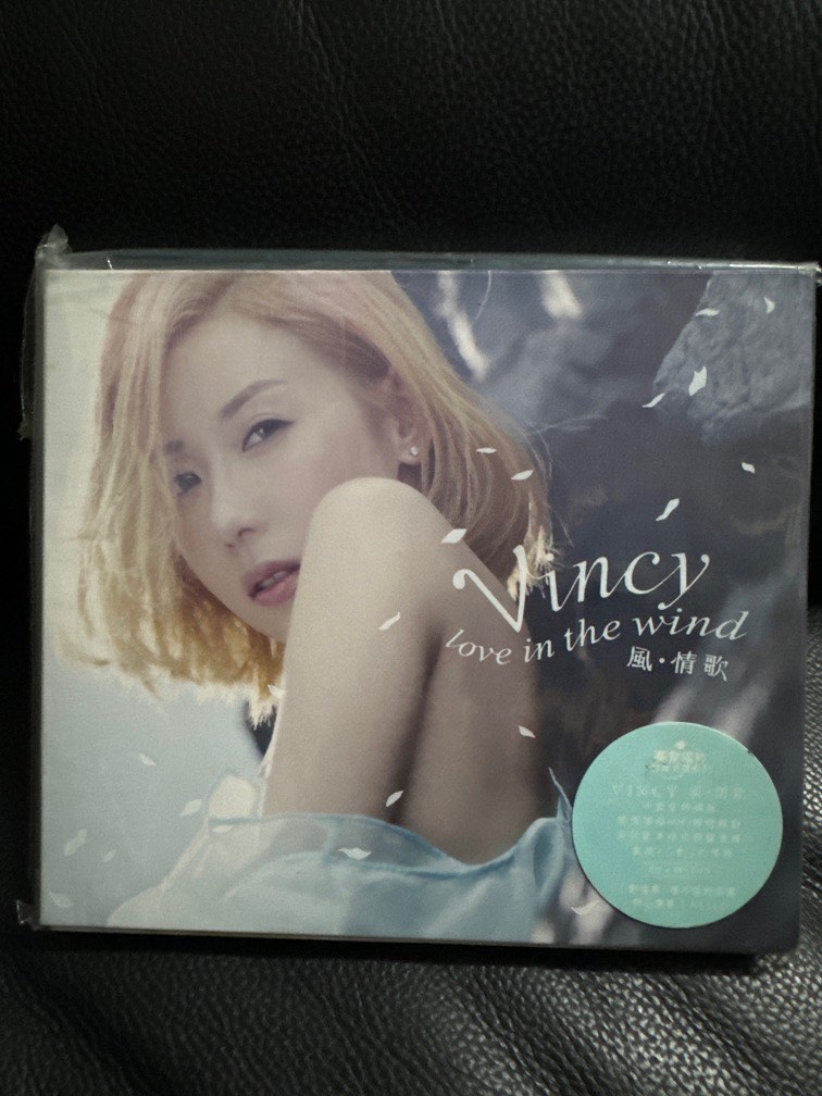 全新未開 泳兒 Vincy 風·情歌 love in the wind CD+DVD, 興趣及遊戲, 音樂、樂器 & 配件, 音樂與媒體 - CD 及 DVD - Carousell