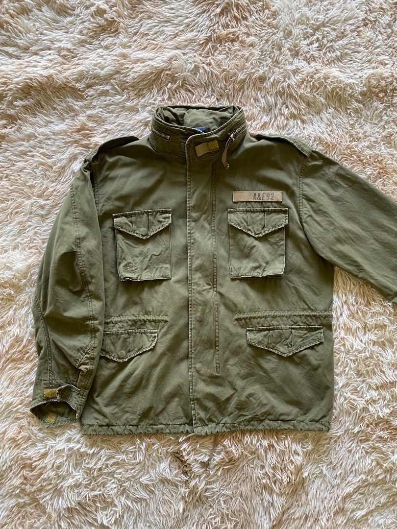 Abercrombie & Fitch Military M65 Jacket, Men's Fashion, Coats, Jackets and Outerwear on Carousell