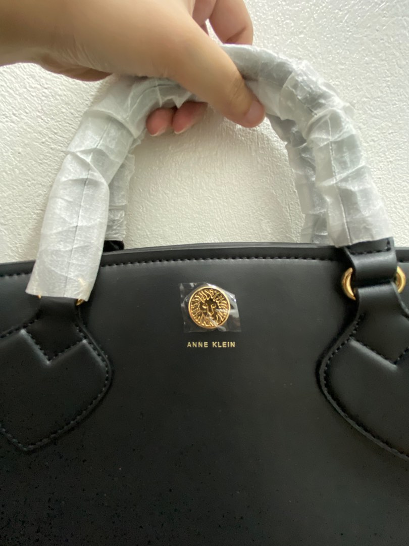 Anne Klein Signature Executive Leather Bag, Women's Fashion, Bags ...