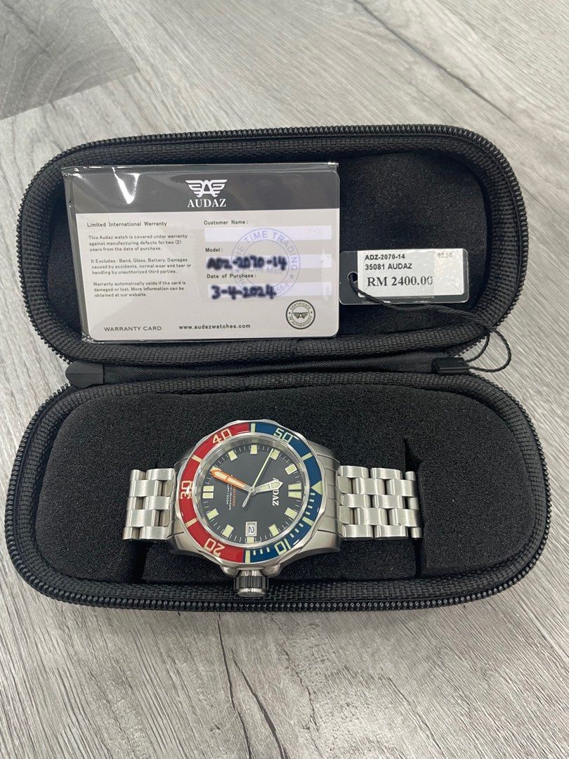 Audaz Octomarine 500M Automatic (Pepsi), Men's Fashion, Watches ...