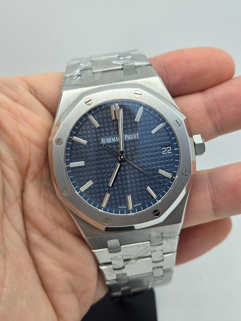 Audemars Piguet Royal Oak Jumbo Blue 15500 15500ST RO ROO AP, Luxury ...