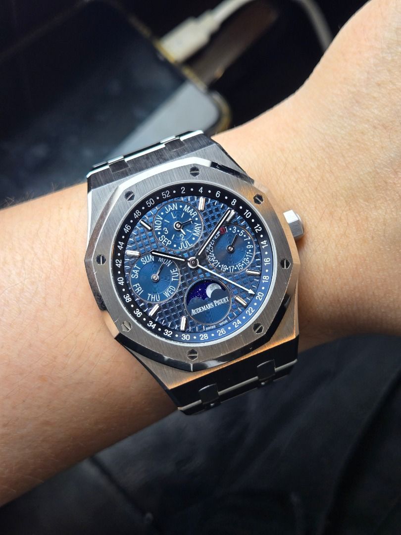 Audemars Piguet Royal Oak Perpetual Calendar Quantieme Perpetuel 26574 ...