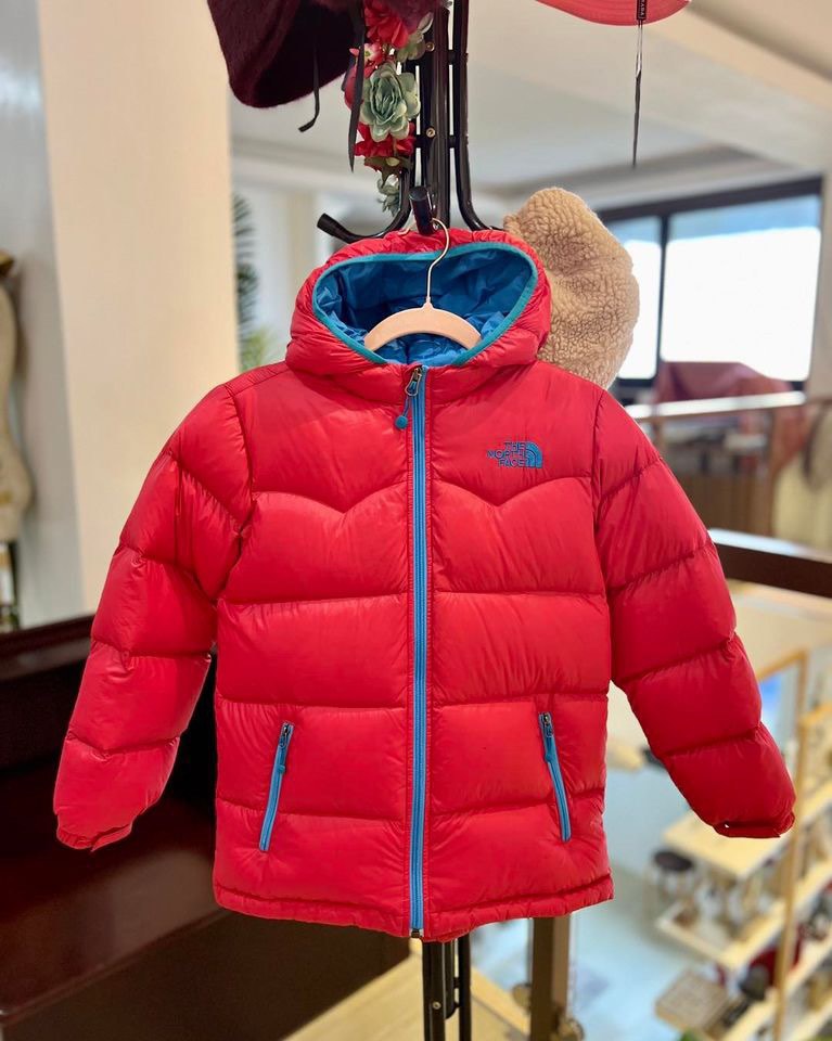 Auth TNF puffer jacket, Babies & Kids, Babies & Kids Fashion on Carousell