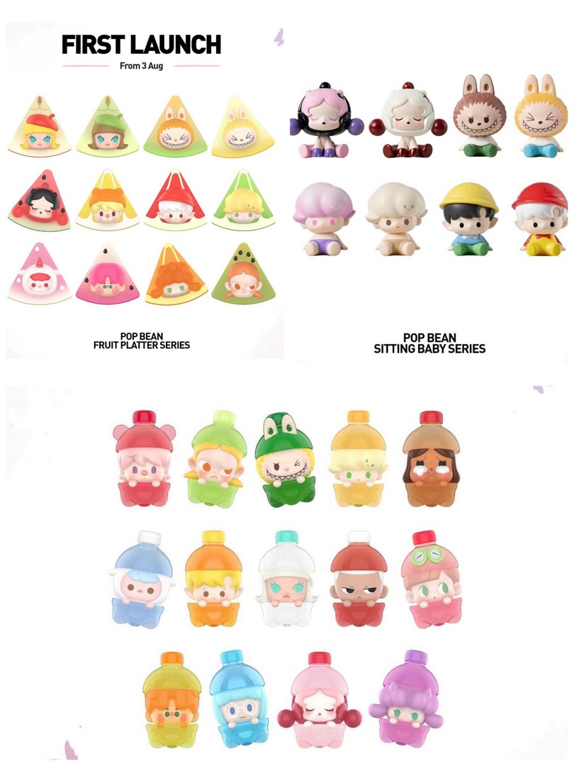 Authentic Popmart pop bean fruit platter / sitting baby / juicy juicy ...