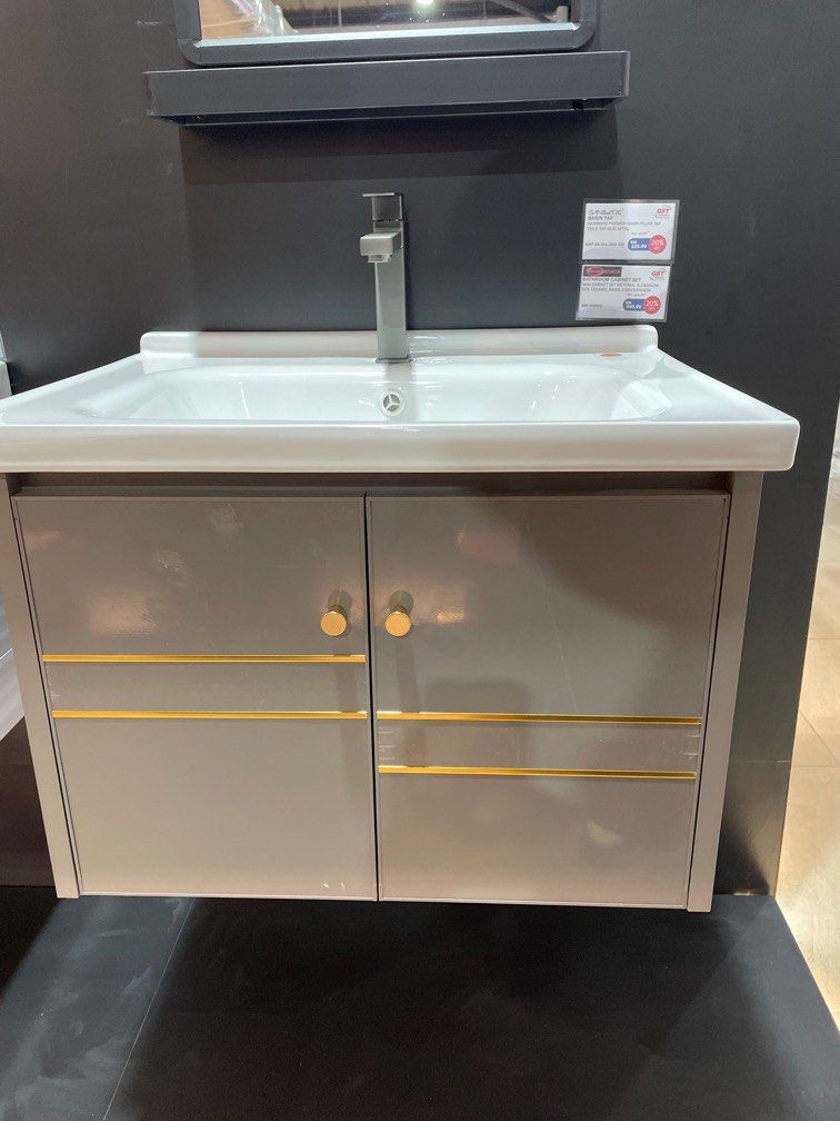 BASIN CABINET SET, Furniture & Home Living, Furniture, Shelves ...