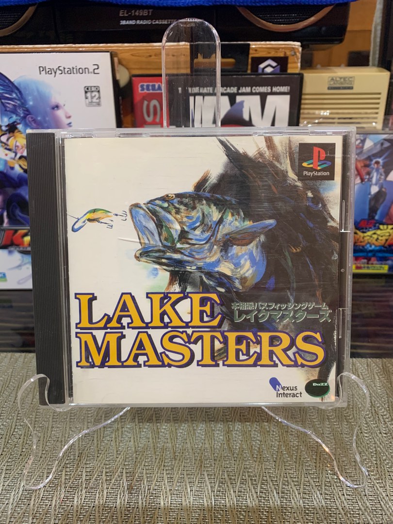 Bass Fishing Game Lake Masters Japan Playstation 1 PS1, Video Gaming ...