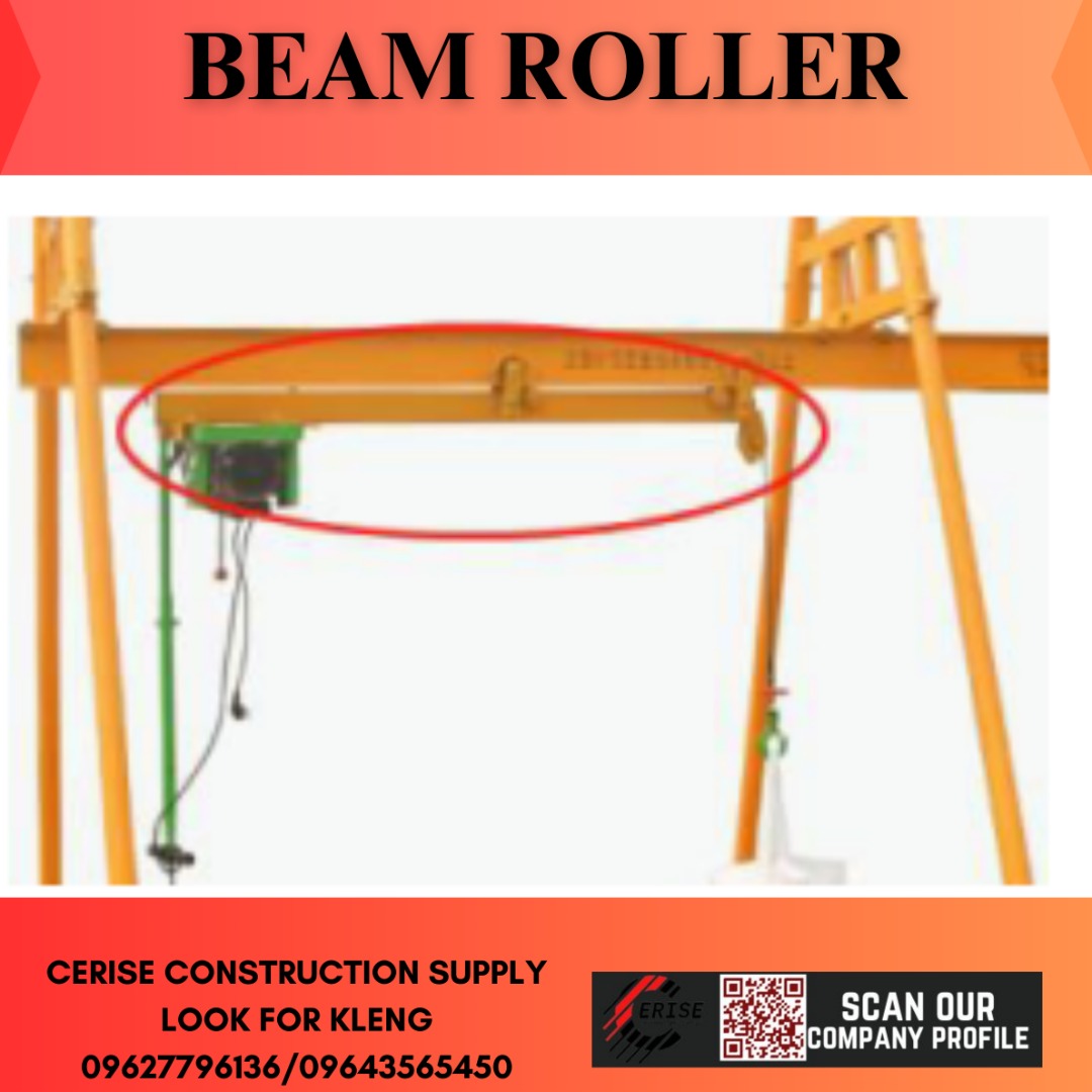 BEAM ROLLER, Commercial & Industrial, Industrial Equipment on Carousell