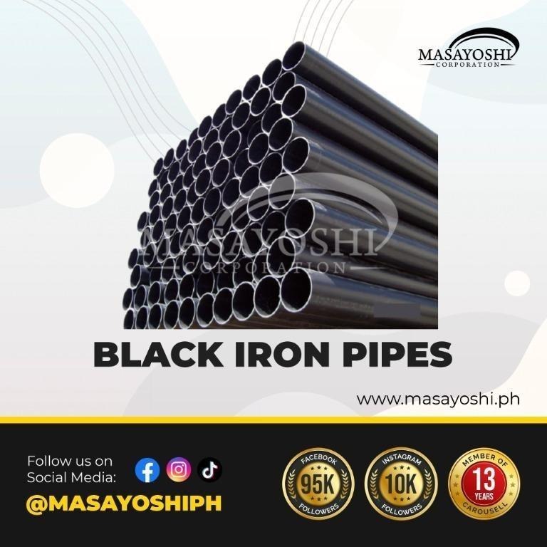 B.I. Pipes Schedule 20, Black Iron Pipes, BI Pipes, Steel Pipe, Metal ...