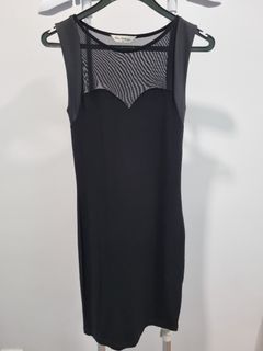 Yoco Black Lace Sexy Hollow Shoulder Dress, Women's Fashion, Dresses ...